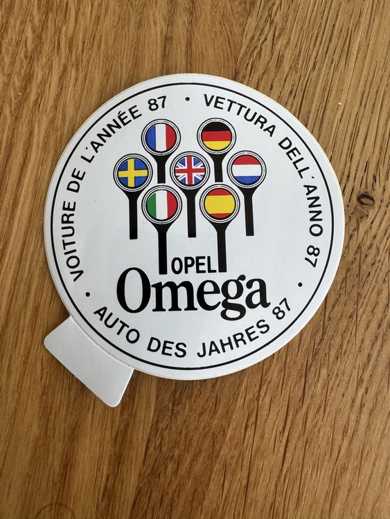 Opel Omega 1987 Aufkleber/Sticker, Sammlerstück | Kaufen auf Ricardo
