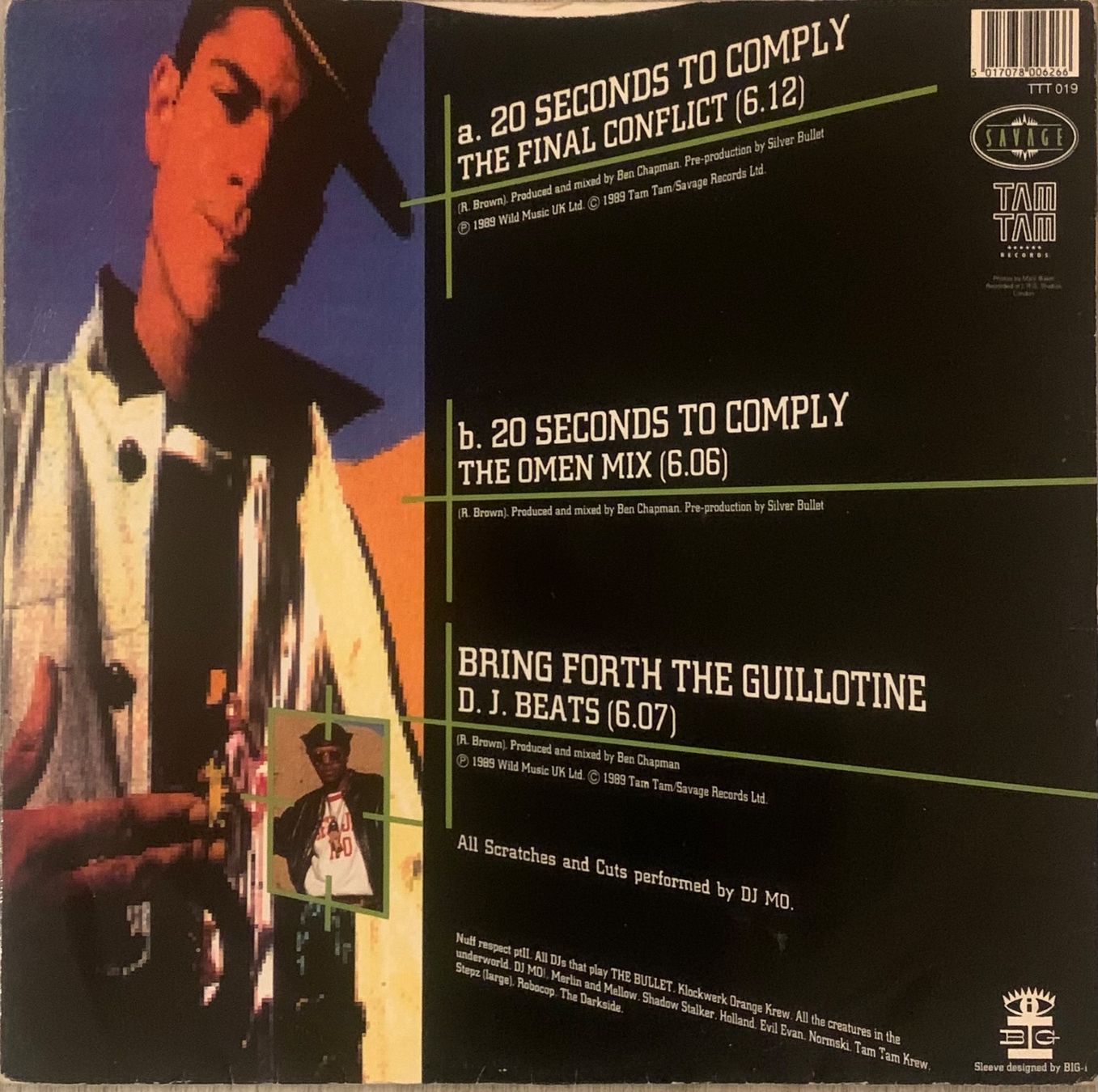 SILVER BULLET - 20 Seconds To Comply Maxi Lp 1989 (Gebraucht) in ...