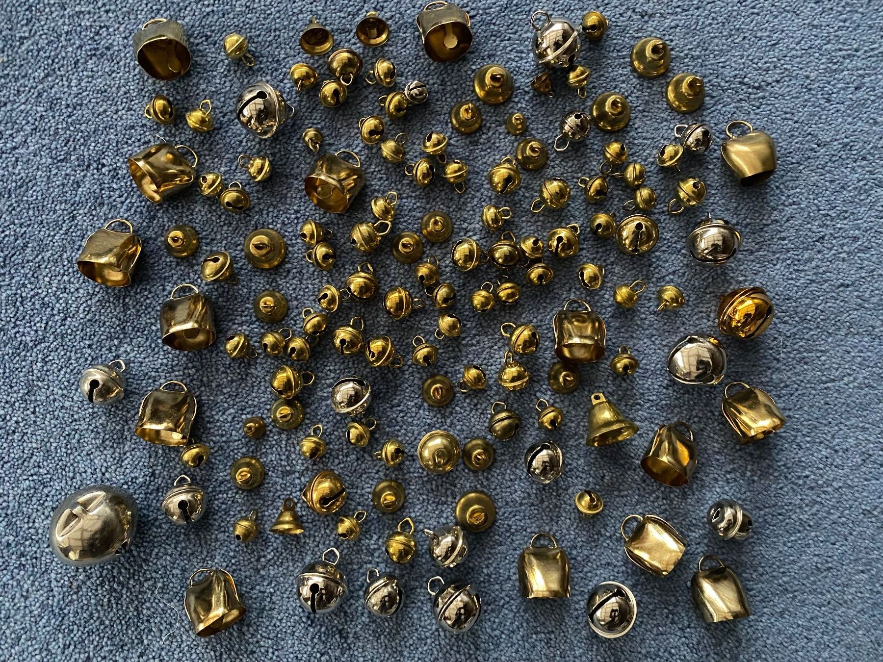 Zig Glöcklein in Golden- und Silber-Farben in vielen Grössen (Neu ...