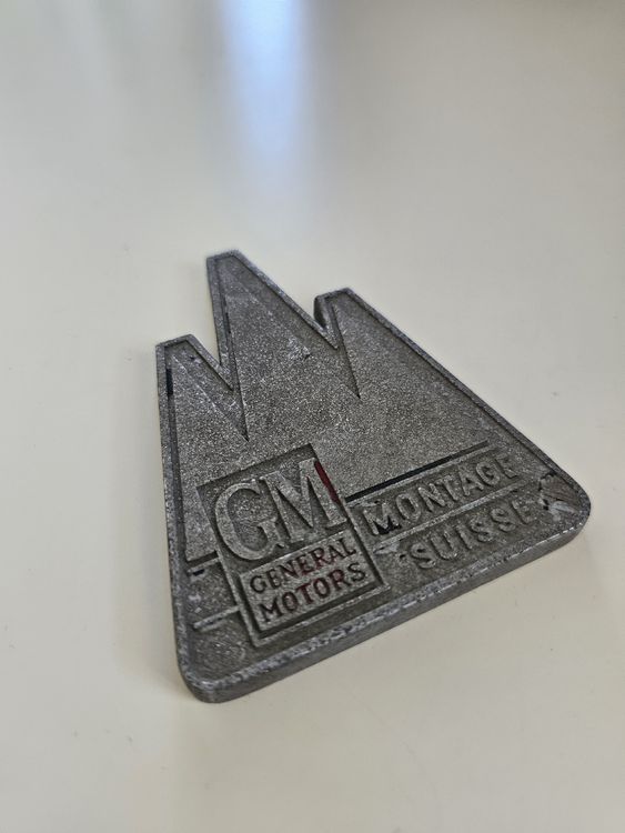 GM Emblem, Kühlergrill Plakette. General Motors Suisse (Gebraucht) in ...