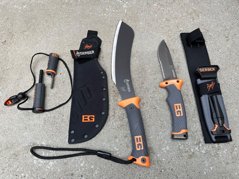 Gerber Messer und Machete inkl. Feueranzünder Bear Grylls | Kaufen auf ...