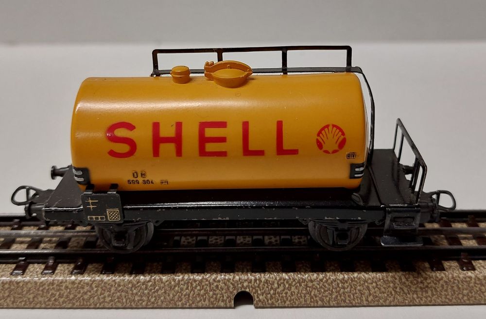 Märklin 4502 - 2a Kesselwagen Shell, mit BK5 (1955-1957) (Gebraucht) in ...