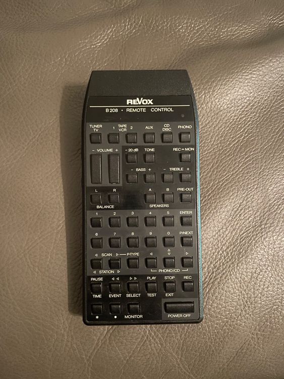 Studer revox b208 remote control (Gebraucht) in Zürich für CHF 99 – mit ...