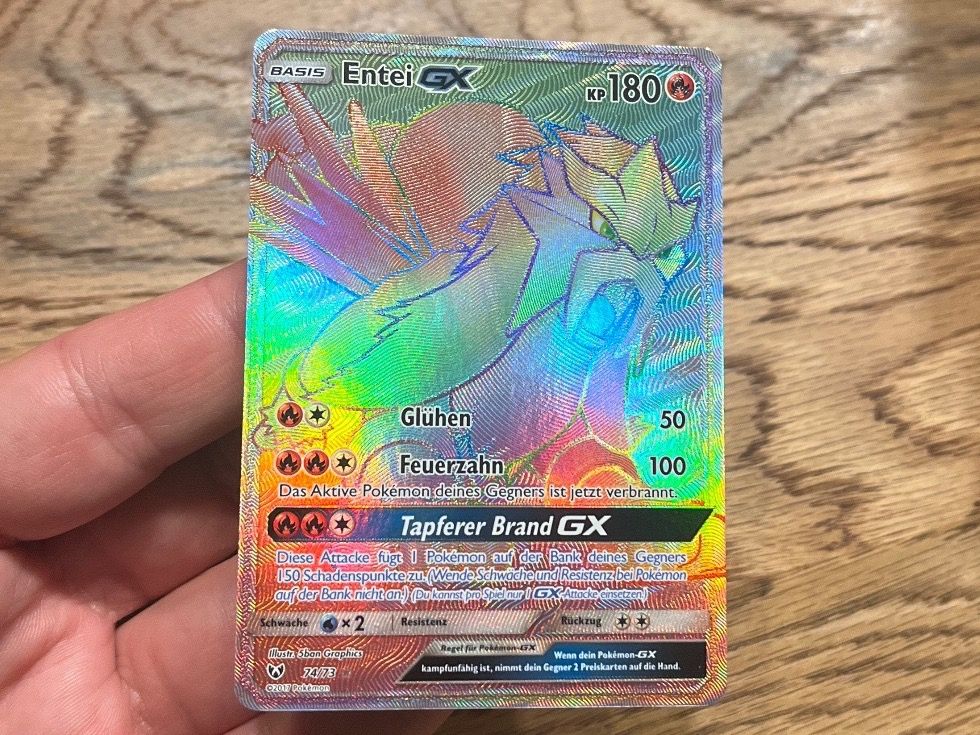 Pokemon Entei GX rainbow Schimmernde legenden ab 10.- (Neu (gemäss ...