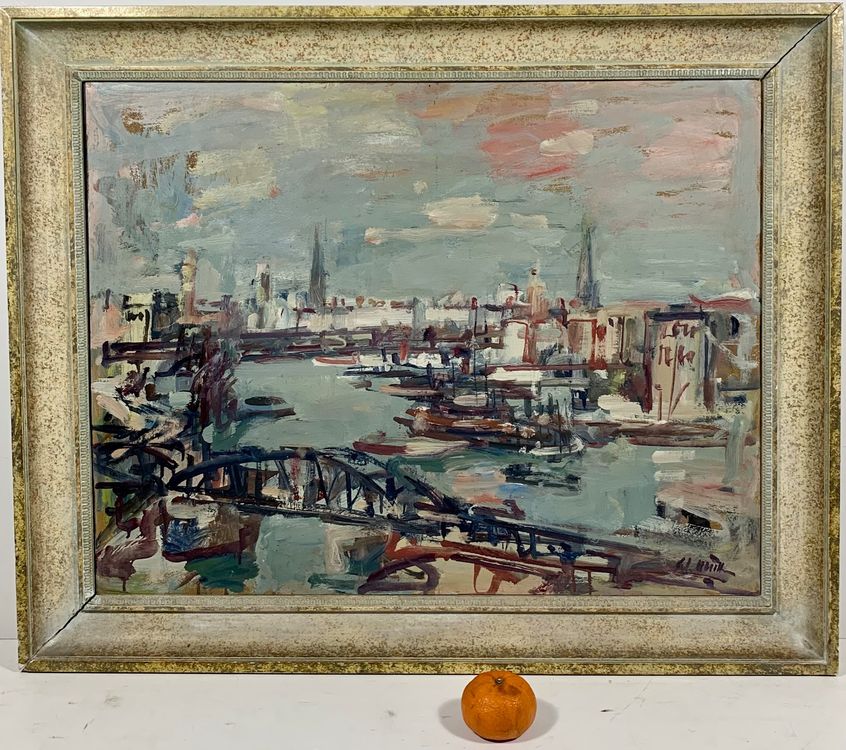 Walter Emil Müller (1896-1983) grosses Gemälde (Gebraucht) in Root für CHF 145 – mit Lieferung ...