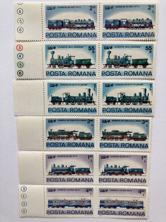 6 Briefmarken Rumänien 1979 Lokomotiven (Neu (gemäss Beschreibung)) in adliswil für CHF 2.5 ...