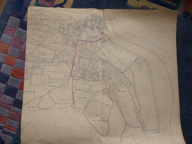 Laufenburg,Sulz,AG,antiker Stadtplan,Bahnhof,Giessen,Wasen (Gebraucht ...