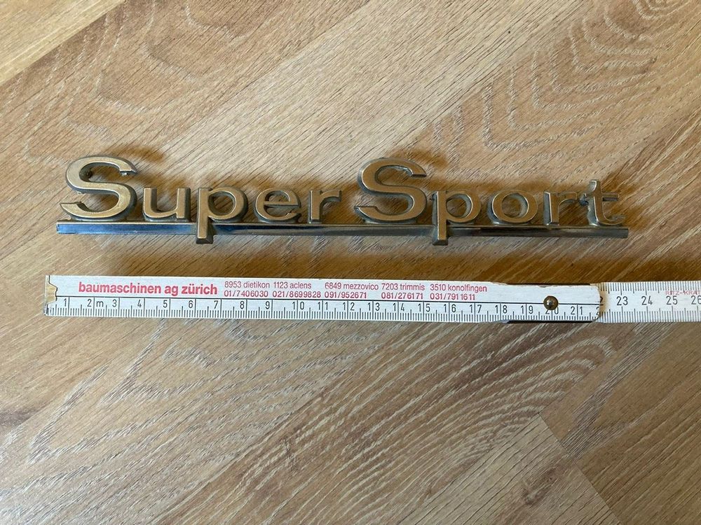 Chevrolet SuperSport Emblem - US Car Vintage Muscle Car | Kaufen auf ...