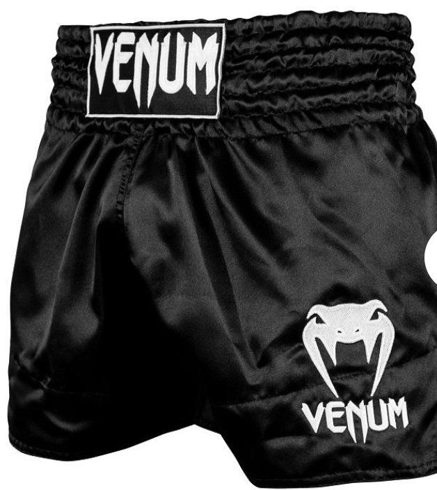Venum – Muay Thai Shorts / Classic / Schwarz-Weiss / Small (Gebraucht) in Thusis für CHF 1 – mit ...