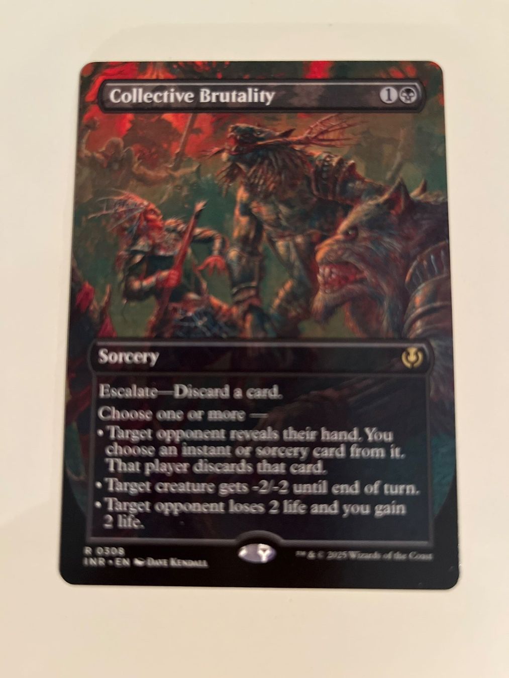 1 x Collective Brutality - Magic: The Gathering - MtG (Gebraucht) in ...