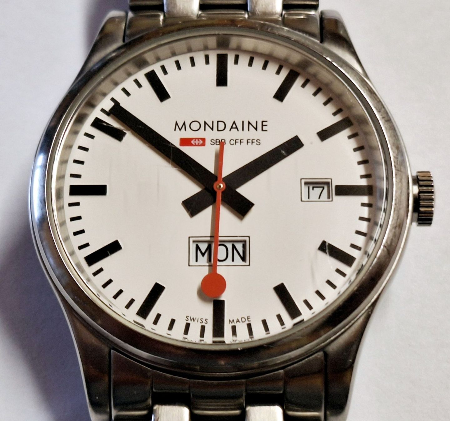 Mondaine SBB CFF FFS Uhr Official Swiss Railway Watch | Kaufen auf Ricardo