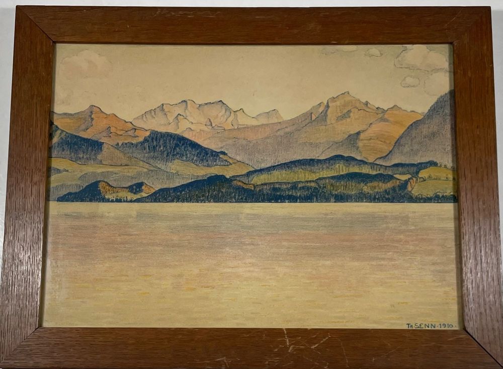 Traugott Senn (1877-1955) Lithographie | Kaufen auf Ricardo
