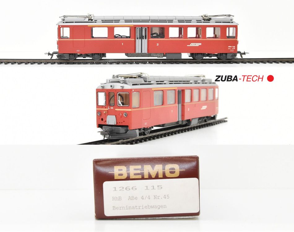 Bemo 1266115 Triebwagen ABe 4/4 RhB H0m GS Analog mit OVP (Gebraucht ...