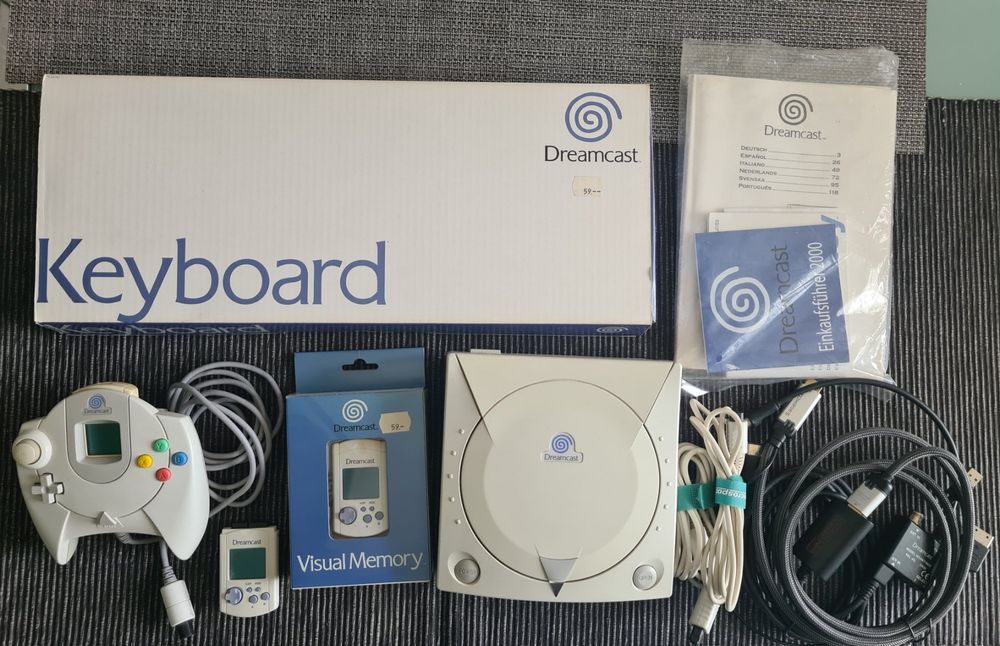 Sega Dreamcast/Keyboard/1VM OVP/2 VM gebraucht/Anleitungen | Kaufen auf ...