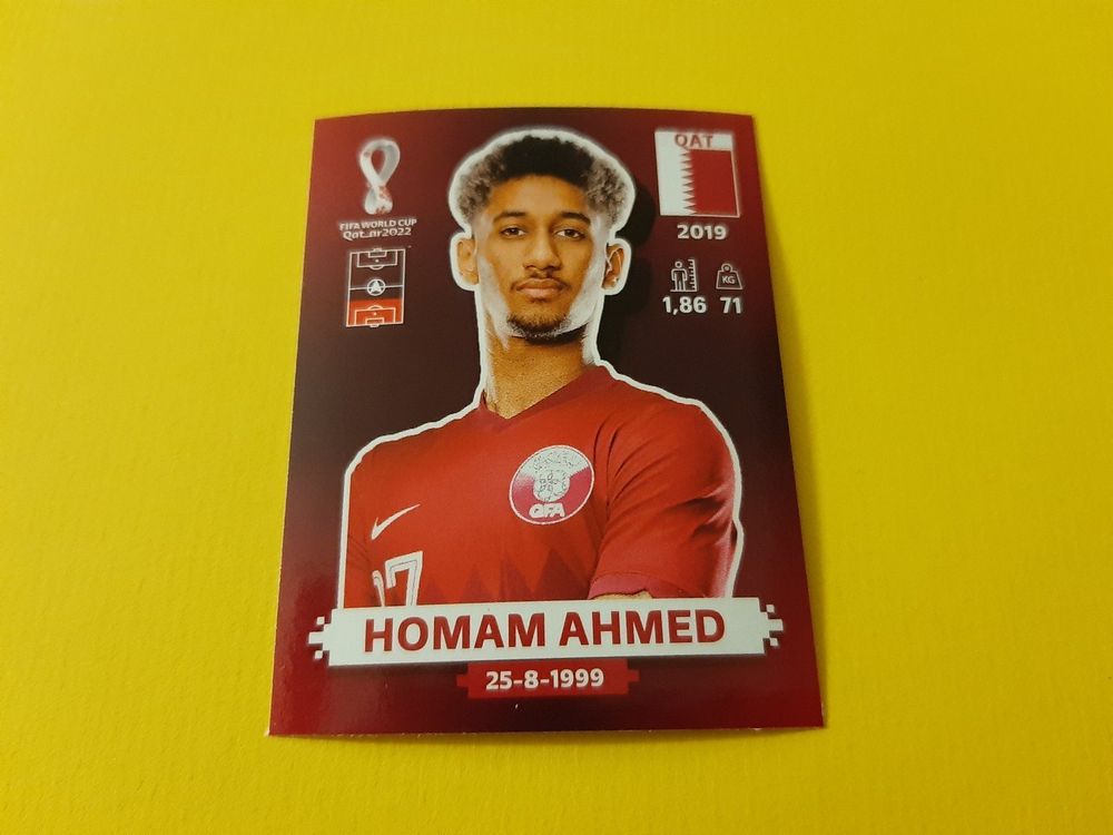 WM 2022 in Qatar QAT Nr. 5 HOMAM AHMED (Neu (gemäss Beschreibung)) in ...