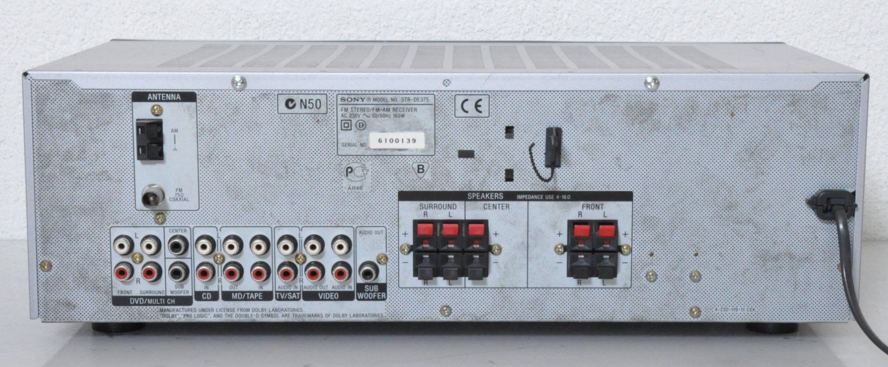 Sony STR-DE375 Digital Dolby Surround Verstärker Amplifier (Gebraucht ...