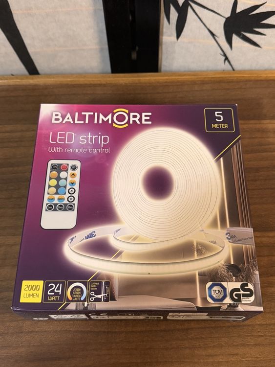LED Strip 5 Meter mit Fernbedienung, Baltimore, Neu (Gebraucht) in ...