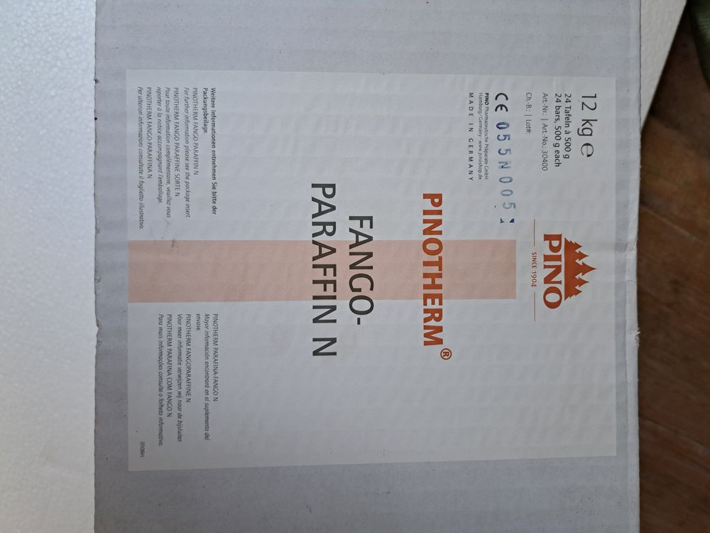 Pinotherm Fango-Paraffin N 12kg (Gebraucht) in Grossdietwil für CHF 29 ...