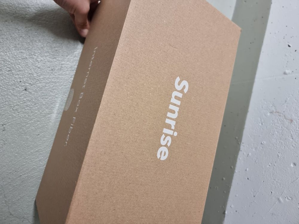 Sunrise Internet Fiber Box / Internetbox (Neu (gemäss Beschreibung)) in ...