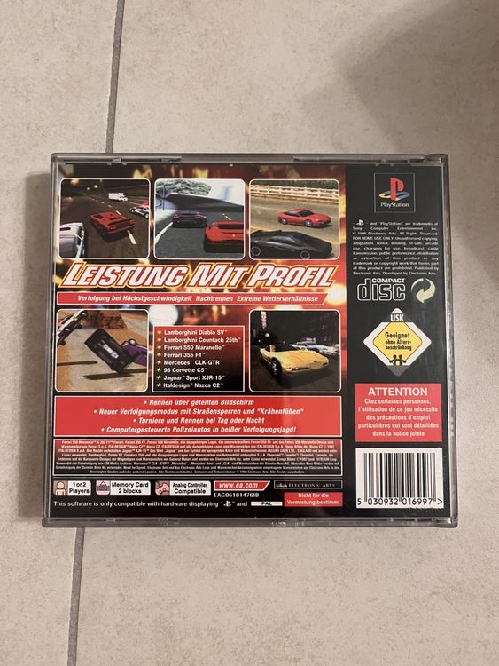 Need For Speed Hot Pursuit 3 PS1 (Gebraucht) in Suhr für CHF 18.9 – mit ...