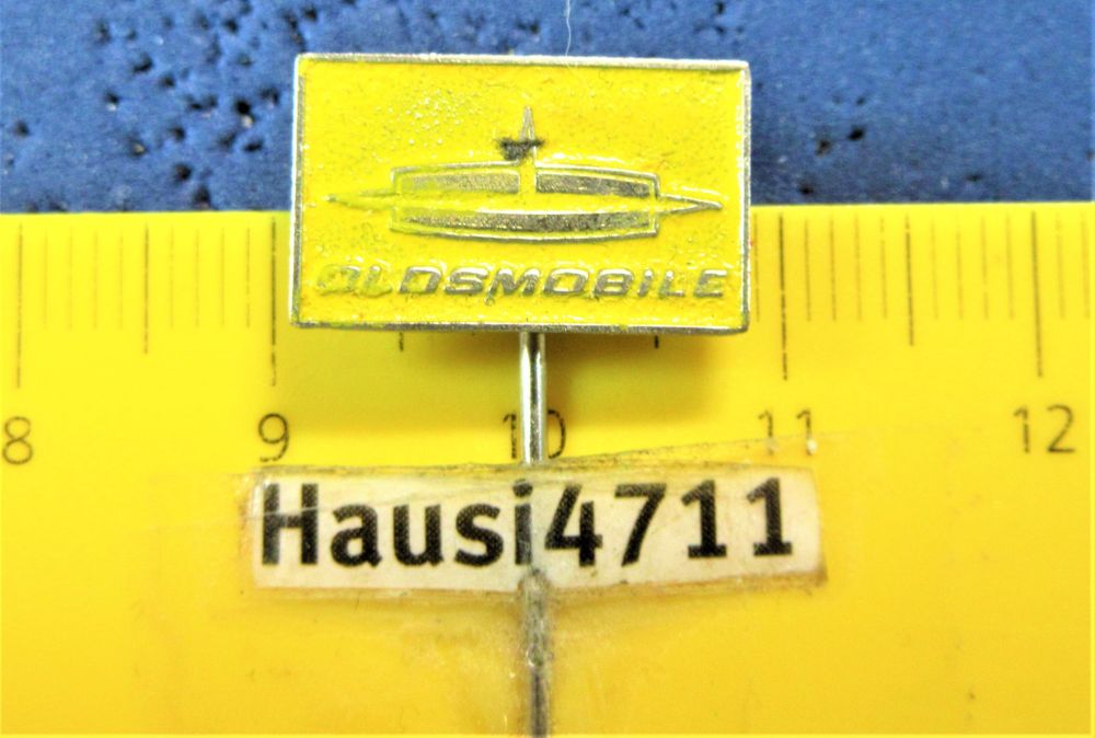 OLDSMOBILE US-CAR LOGO OLDTIMER ANSTECKNADEL VINTAGE GELB-SI | Kaufen ...