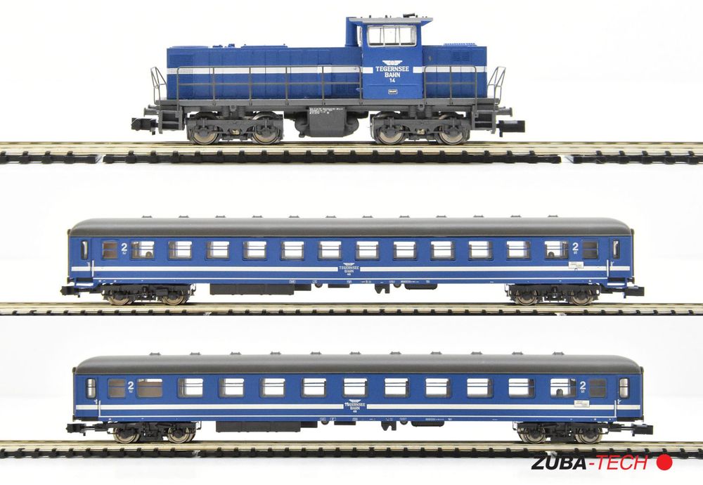 Minitrix 3-Tlg Zugset Tegernsee-Bahn Spur N Analog ohne OVP (Gebraucht ...