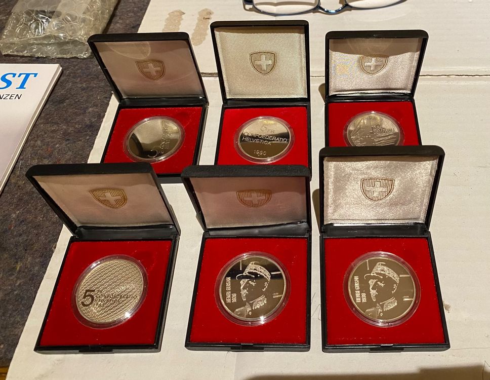 Gedenkmünzen 5FR PP (Neu und originalverpackt) in Elgg für CHF 48 – mit Lieferung auf Ricardo kaufen