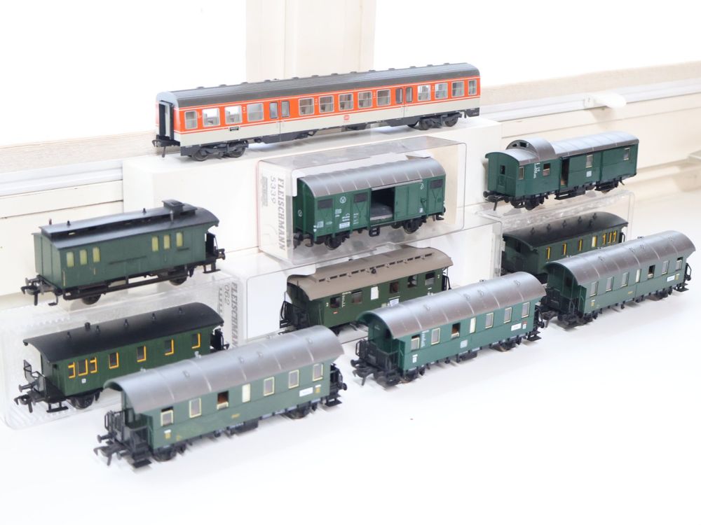 Fleischmann 10 x Personenwagen H0 - Schöne Modelle | Kaufen auf Ricardo