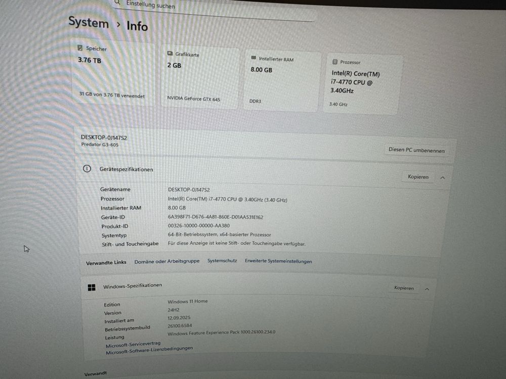 PC Mit Windows 11 (Gebraucht) in Adliswil für CHF 40 – nur Abholung auf ...