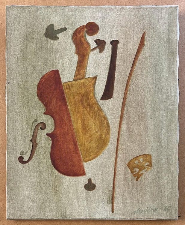 Gemälde Stilleben, signiert Hans Wullschleger (ID 6832) (Gebraucht) in Gelterfingen für CHF 50 ...