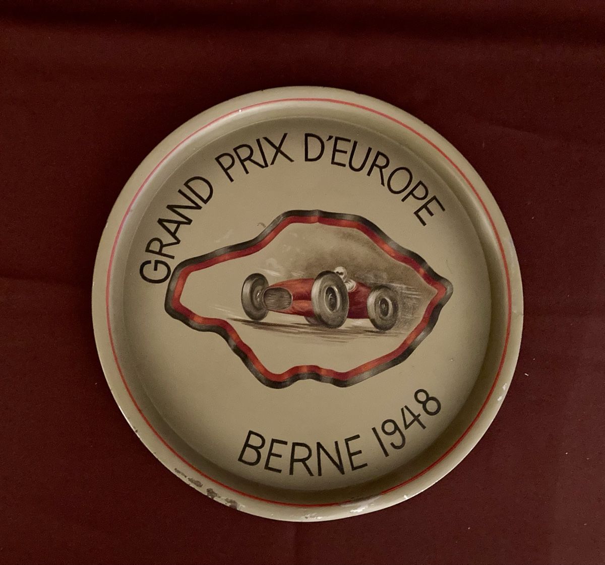 GP Bern Grand Prix d‘Europe Bern Teller antik Automobilia (Gebraucht ...