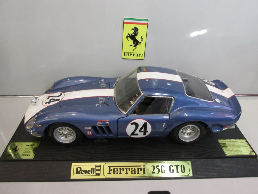 FERRARI 250 GTO #24 Blue Metallic Revell 1:12 Neuwertig OVP (Neu ...