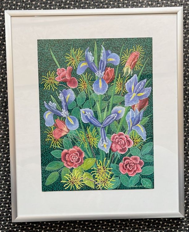 Aquarell, Blumen, signiert Andres Barth (ID M132) (Gebraucht) in Gelterfingen für CHF 150 – mit ...