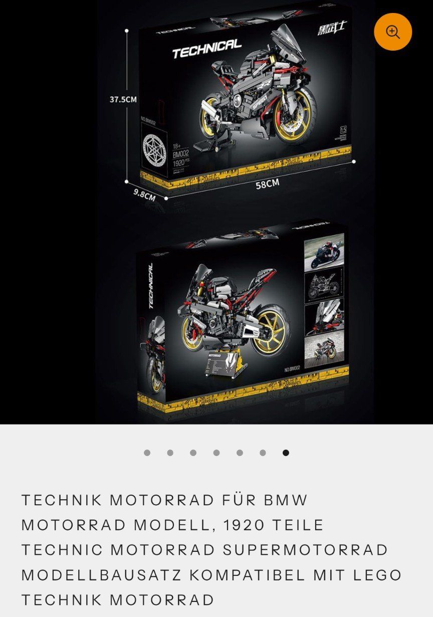 2x Lego Technic 42130 BMW M 1000 RR Kopie (Gebraucht) in Zürich für CHF ...