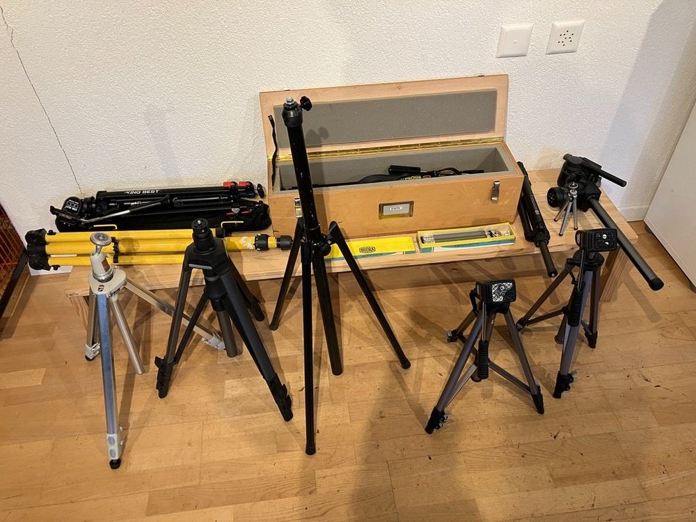 Stativ Lot / 12 Stk. div. Tripod Cullmann Linhof Carena (Gebraucht) in Fislisbach für CHF 6 ...