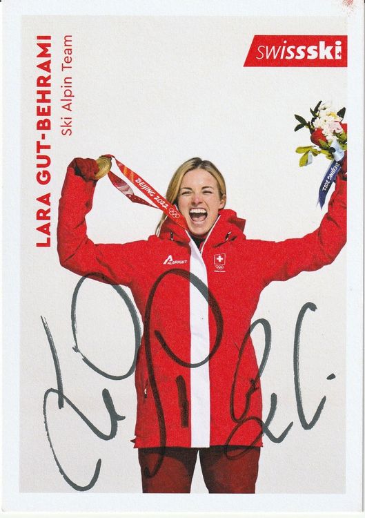 Lara Gut-Behrami / Originalautogramm | Kaufen auf Ricardo