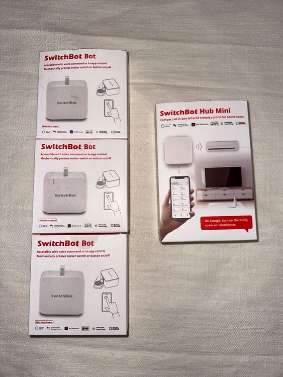 SwitchBot Hub mini + 3 Stk. SwitchBot Bot | Kaufen auf Ricardo