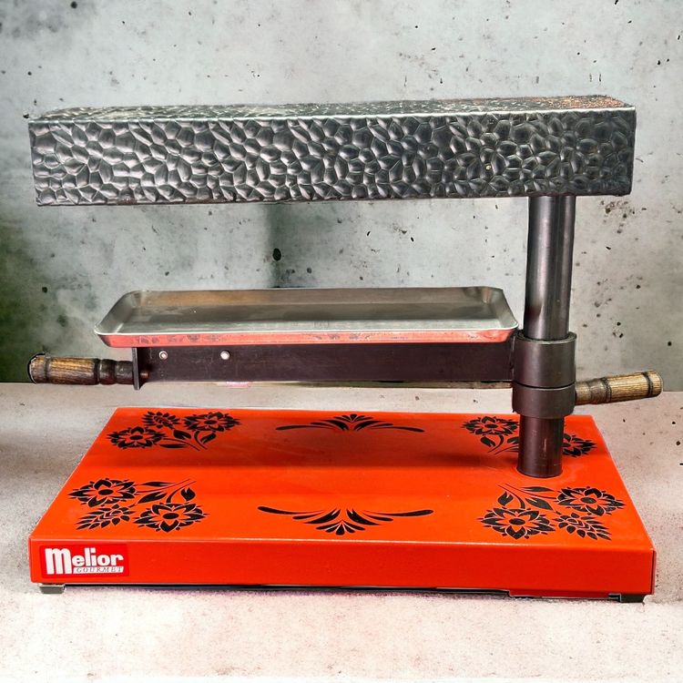 Four à raclette en metal martelé et émaillé MELIOR Suisse (Gebraucht ...