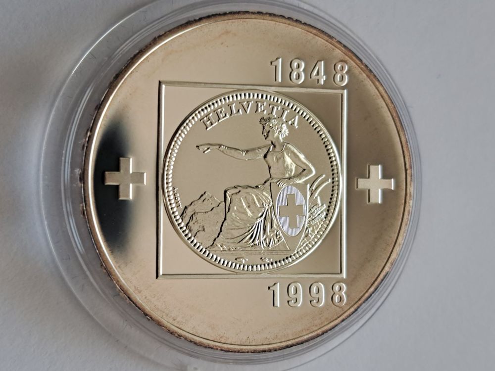 20 Fr. Gedenkmünze 1998 150 J Bundes. PP (Gebraucht) in Bazenheid für CHF 28.5 – mit Lieferung ...
