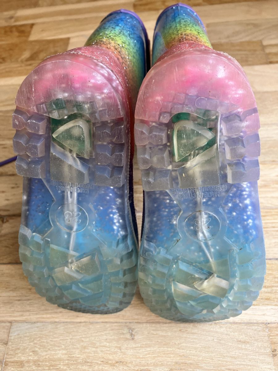 LICO BLINKY - Glitzer Regenstiefel Gr. 28 (Gebraucht) in Zürich für CHF ...