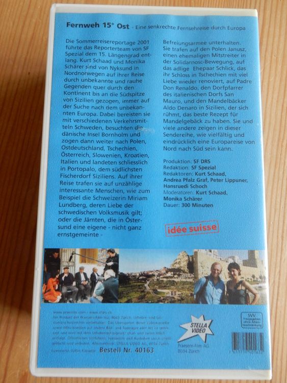 Video: Fernweh 15° Ost - Eine senkrechte Fernsehreise Europa (Gebraucht ...