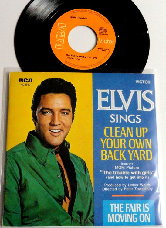 Si Elvis Presley Clean Up Your Own Back Yard Rca 49617 Kaufen Auf Ricardo