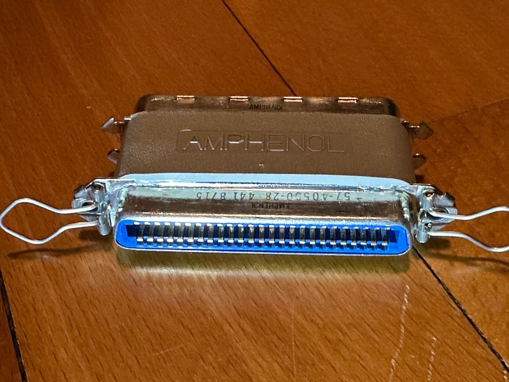 SCSI Terminator (+ connector) Centronics 50 pin male-female (Gebraucht ...