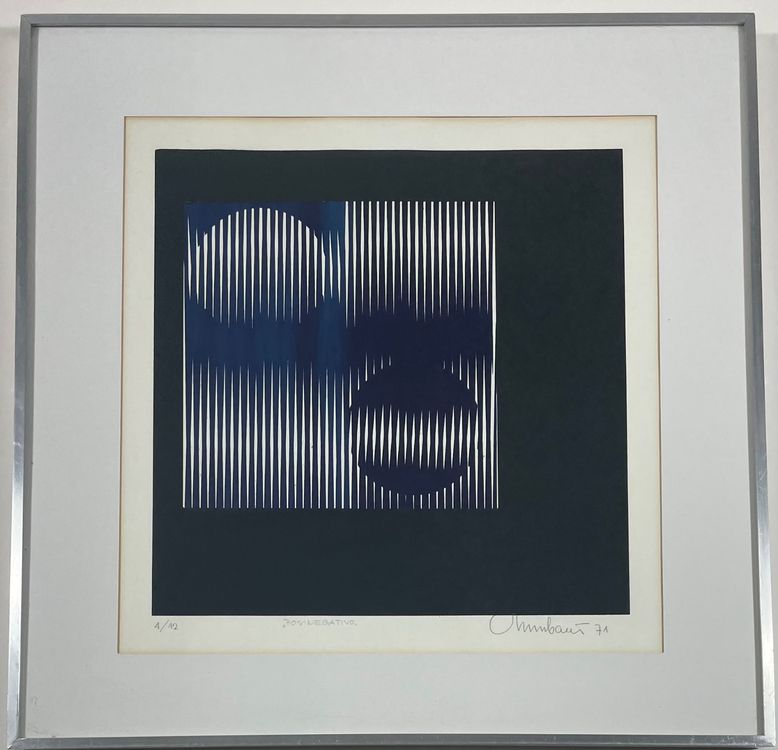 Moderne Serigraphie unleserlich Signiert | Kaufen auf Ricardo