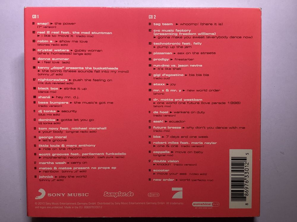 2CD Various – Club Sounds - 90's Dance Classics (Gebraucht) in Wil AG für CHF 4 – mit Lieferung ...