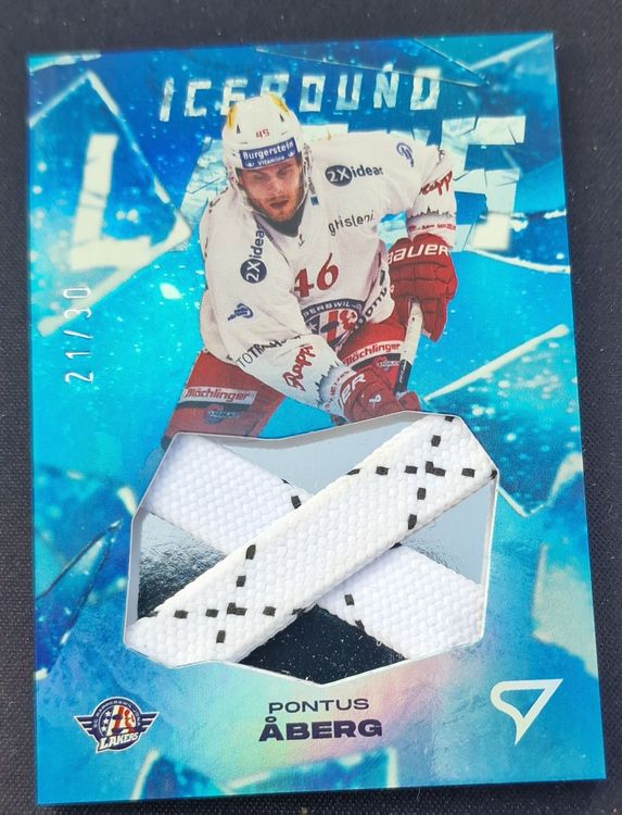 SCRJ Pontus Aberg Icebound Laces 21/30 Series 2 (Neu (gemäss ...
