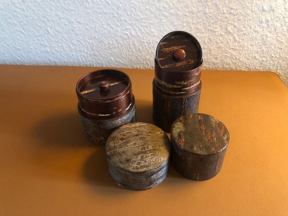 Chatzutsu Kabazaiku, Japanische Teedosen aus Kirschholzrinde | Kaufen ...