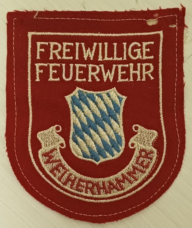 Ärmelabzeichen / Patch Feuerwehr Weiherhammer (Gebraucht) in Zürich für CHF 5 – mit Lieferung ...