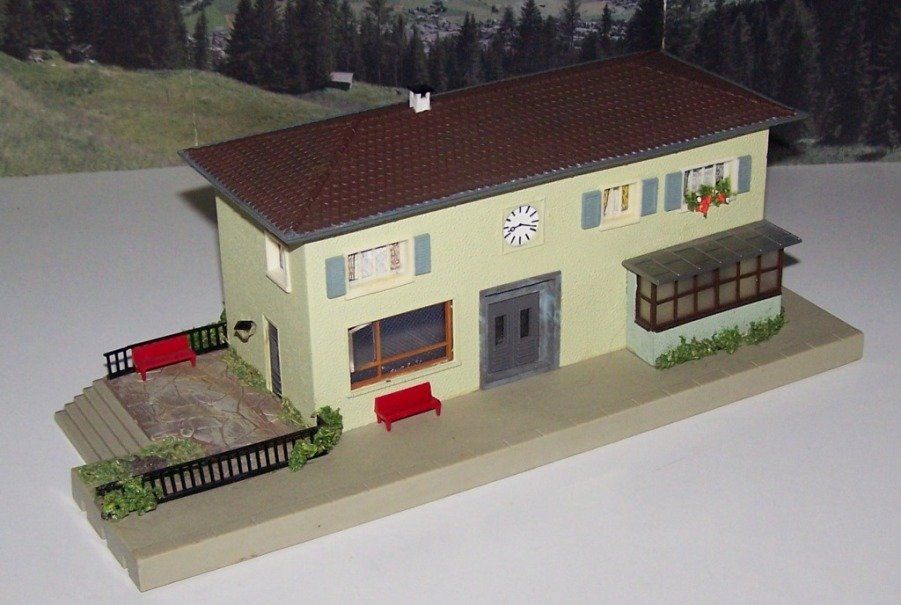 Faller H0 101 Bahnhof, werkseitiger Fertigbau (Gebraucht) in ...