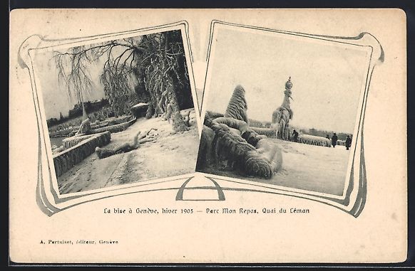 Genève, La bise hiver 1903, Parc Mon Re (Gebraucht) in Berlin für CHF 7 ...